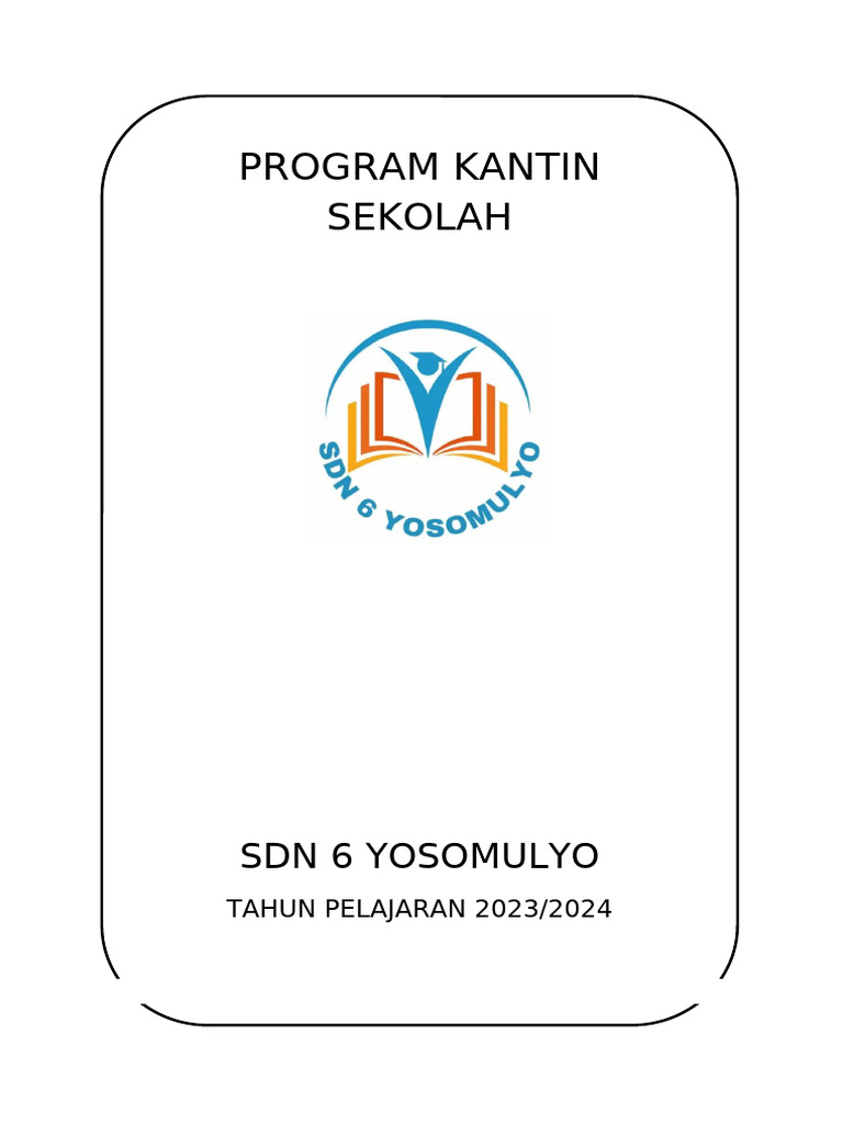 Program Kantin Sekolah Sehat | PDF
