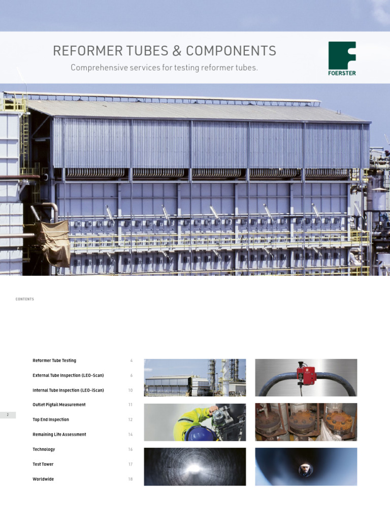 REFORMER TUBES and COMPONENTS | PDF | Fracture | Creep (Deformation)