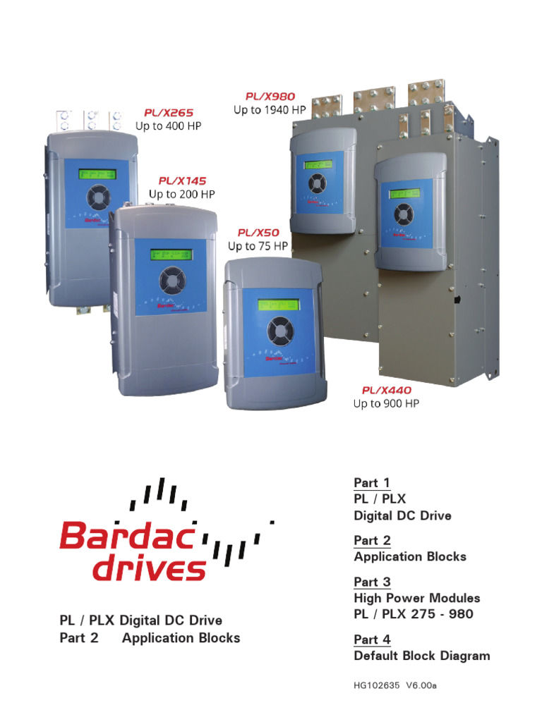 Bardac PL-PLX Manual Part2 Application Blocks | PDF | Safety ...