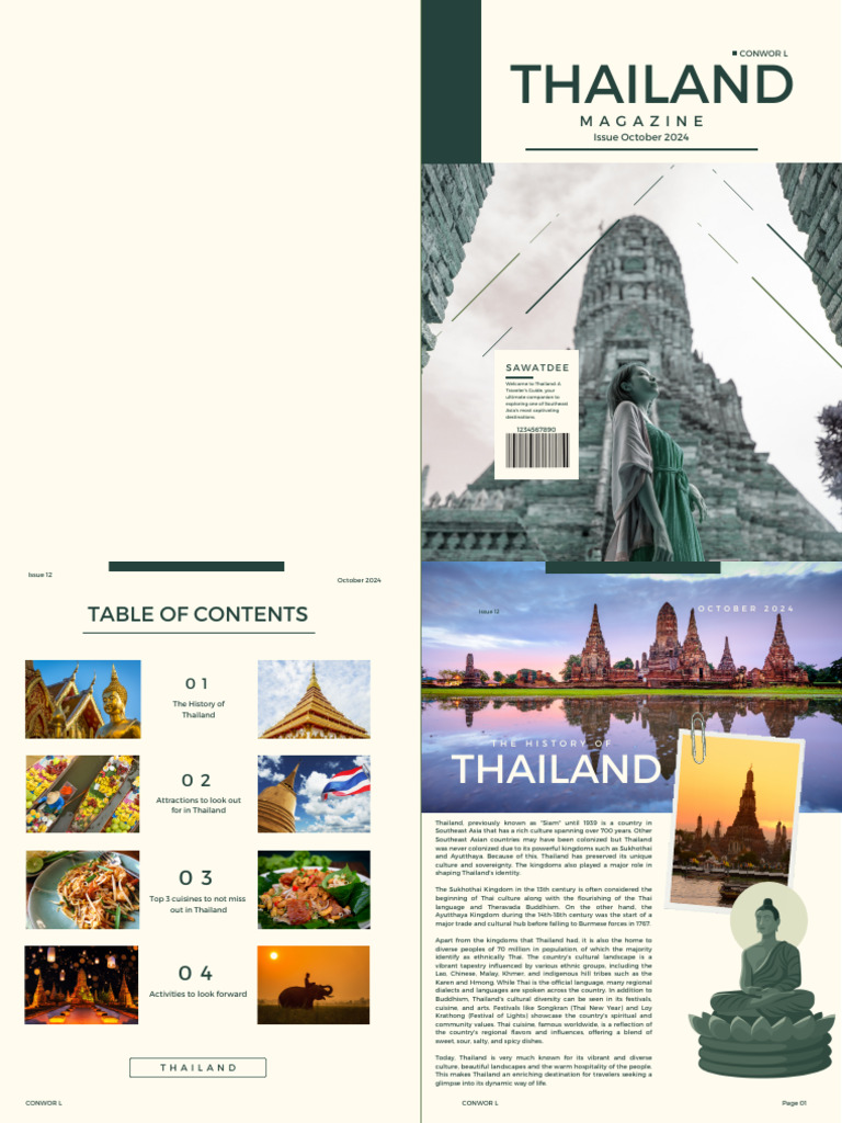 Thailand Mini Travel Book PDF | PDF | Thai Cuisine | Thailand