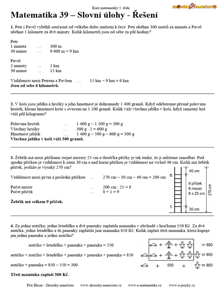 39-Slovní Úlohy - 03B-1 | PDF