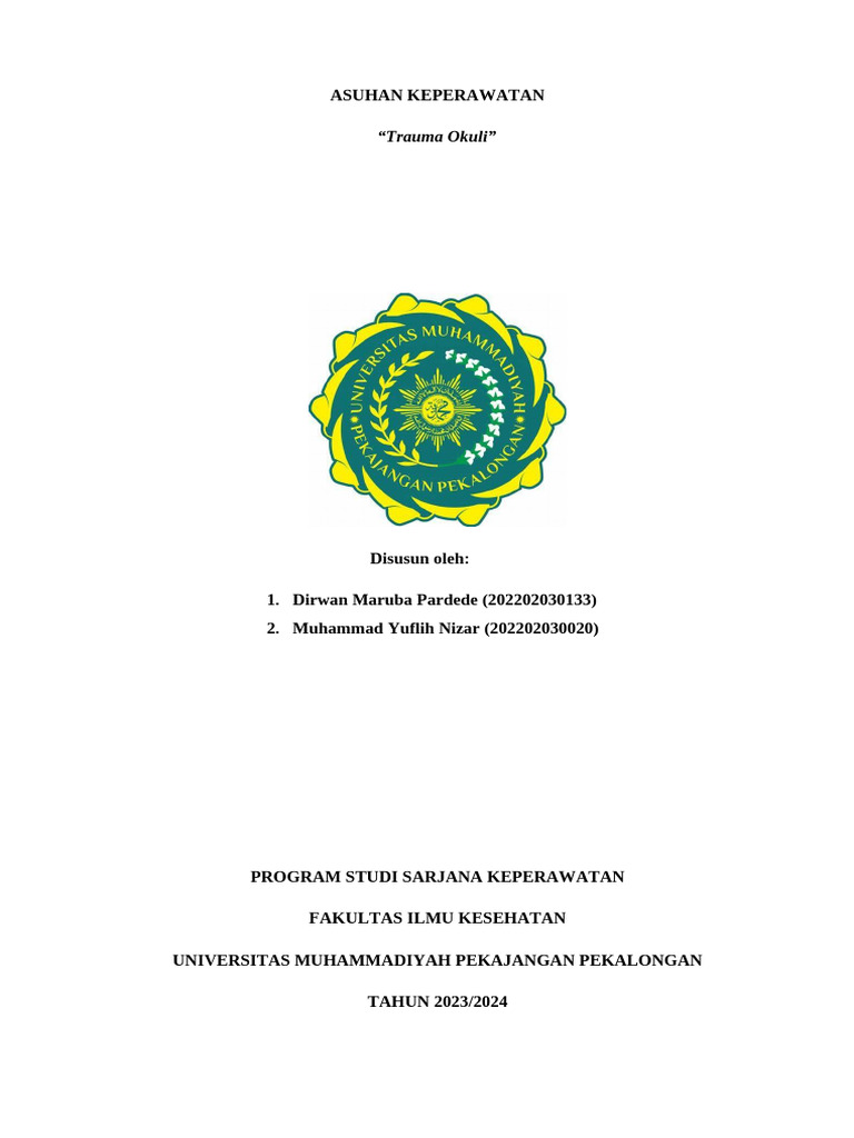 Trauma Okuli | PDF