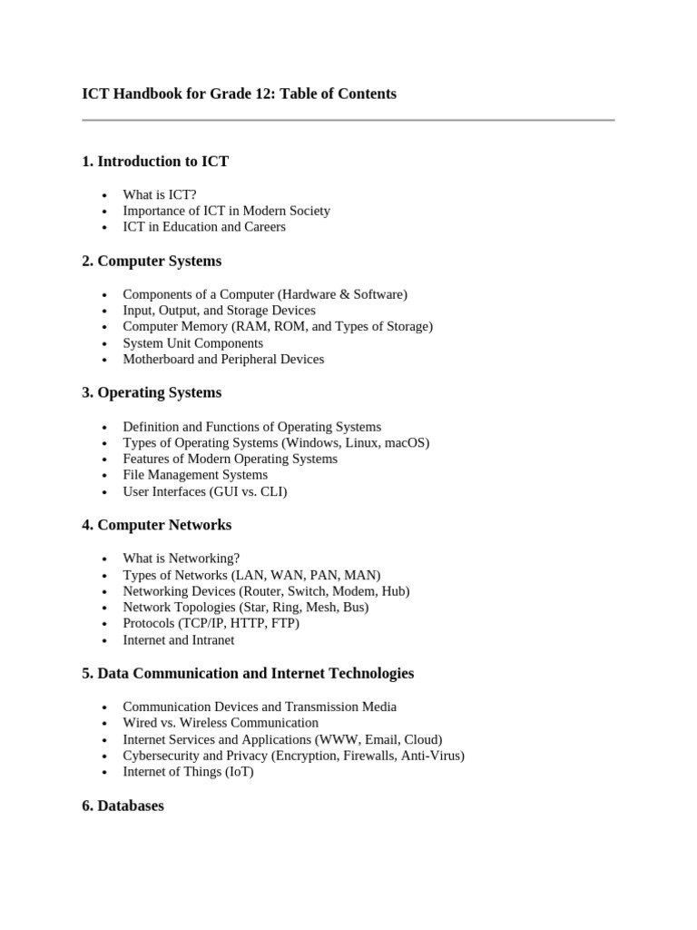 GRADE 12 CURR | PDF | Computer Network | Operating System