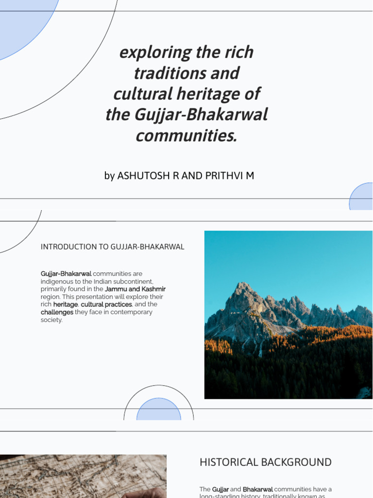 Slidesgo Exploring The Heritage and Culture of Gujjar Bhakarwal ...