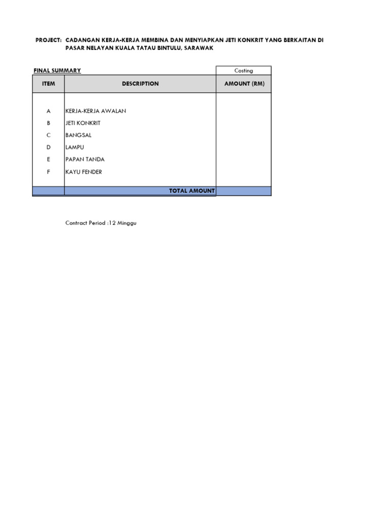 BQ Kosong Lkim | PDF