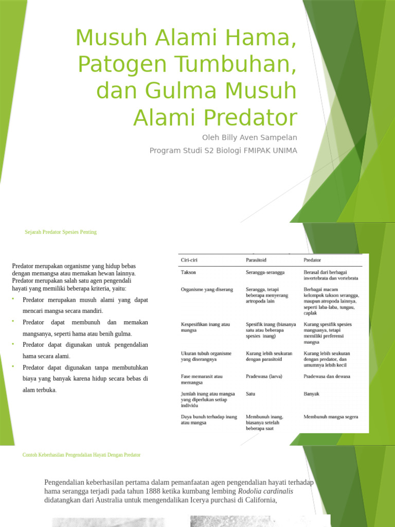 Musuh Alami Predator 1 | PDF