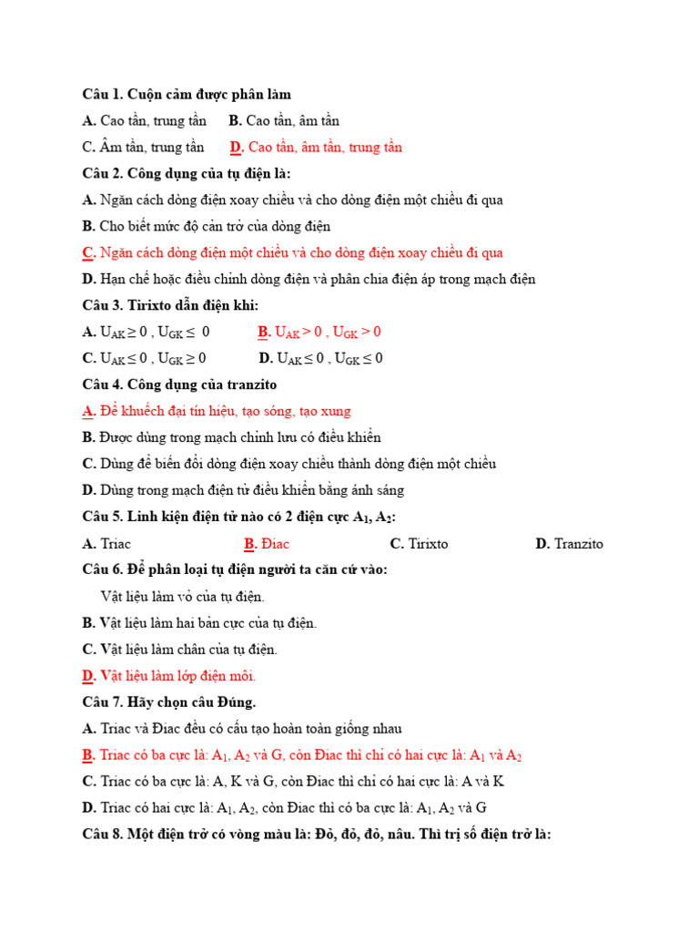 De Cuong On Tap Cuoi Ki 1-cn12-2023-2024 (Co Dap An) | PDF