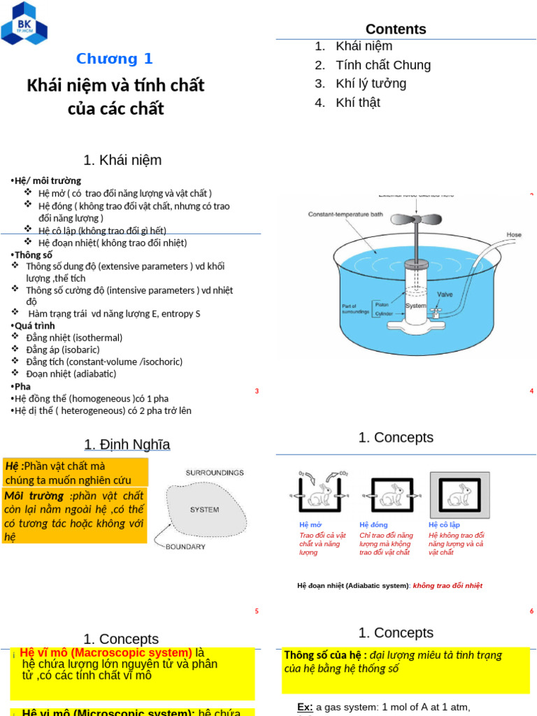 Chapter 1 - Concepts and Properties of Pure Substances | PDF
