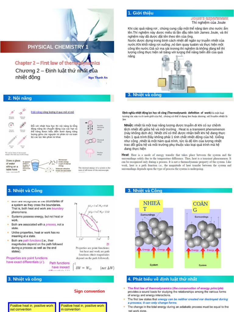 Chapter 2 - First law of TMD - Eng | PDF