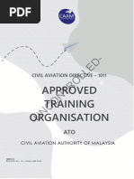 CAD 8601 Maintenance Organisation Approval CAAM Part 145 | PDF ...