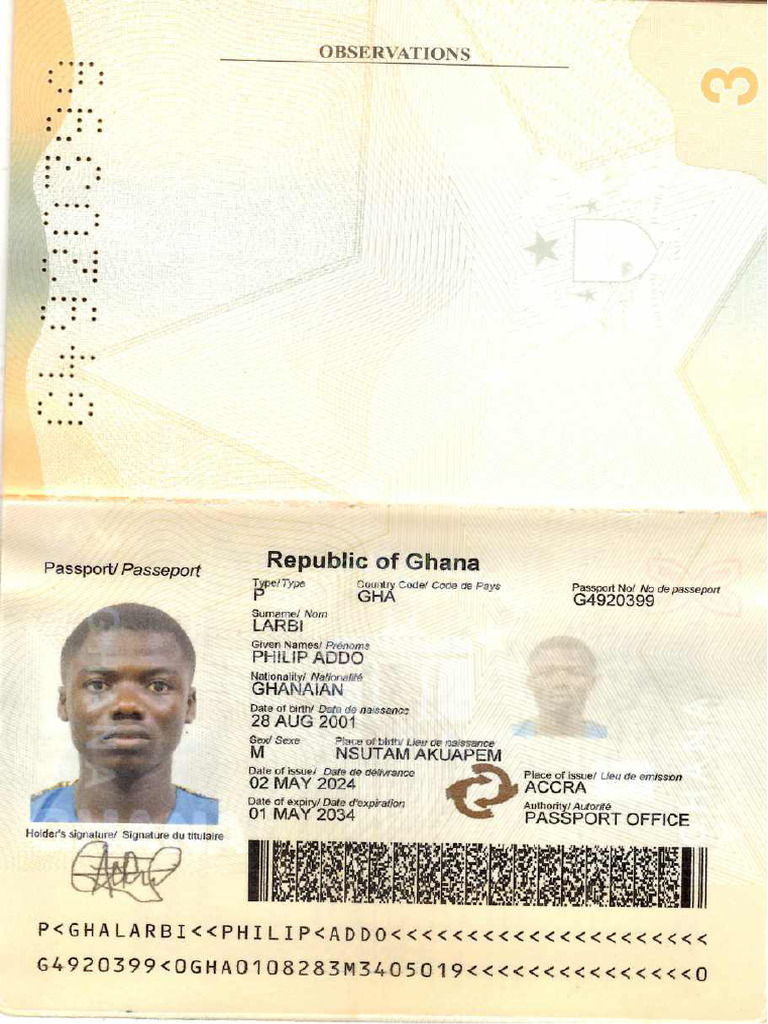 Larbi's Passport-Compressed | PDF