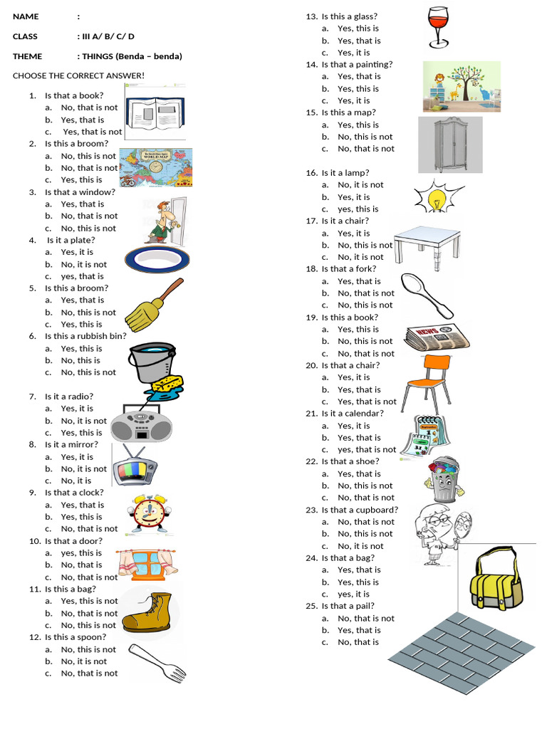 Kelas 3 Things | PDF