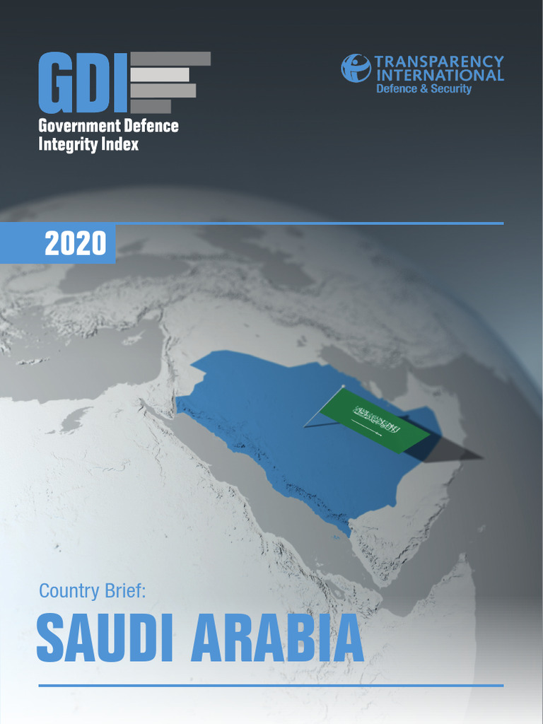 Saudi Arabia - GDI 2020 Brief | PDF | Procurement | Corruption