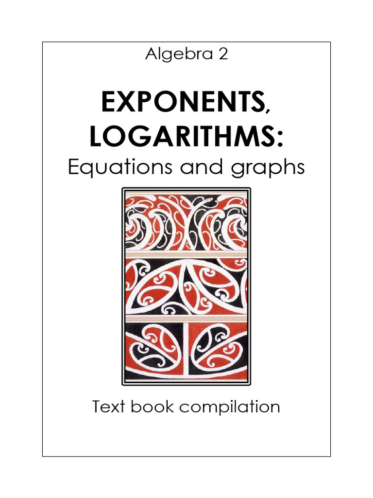 Exponents and Logs BOOK-compressed | PDF | Logarithm | Astronomical Unit