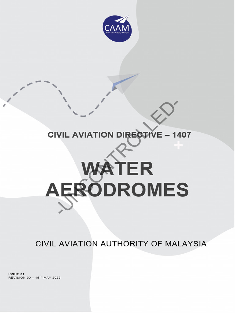 Malaysia Water Aerodrome Directive | PDF | Runway | Aerodrome