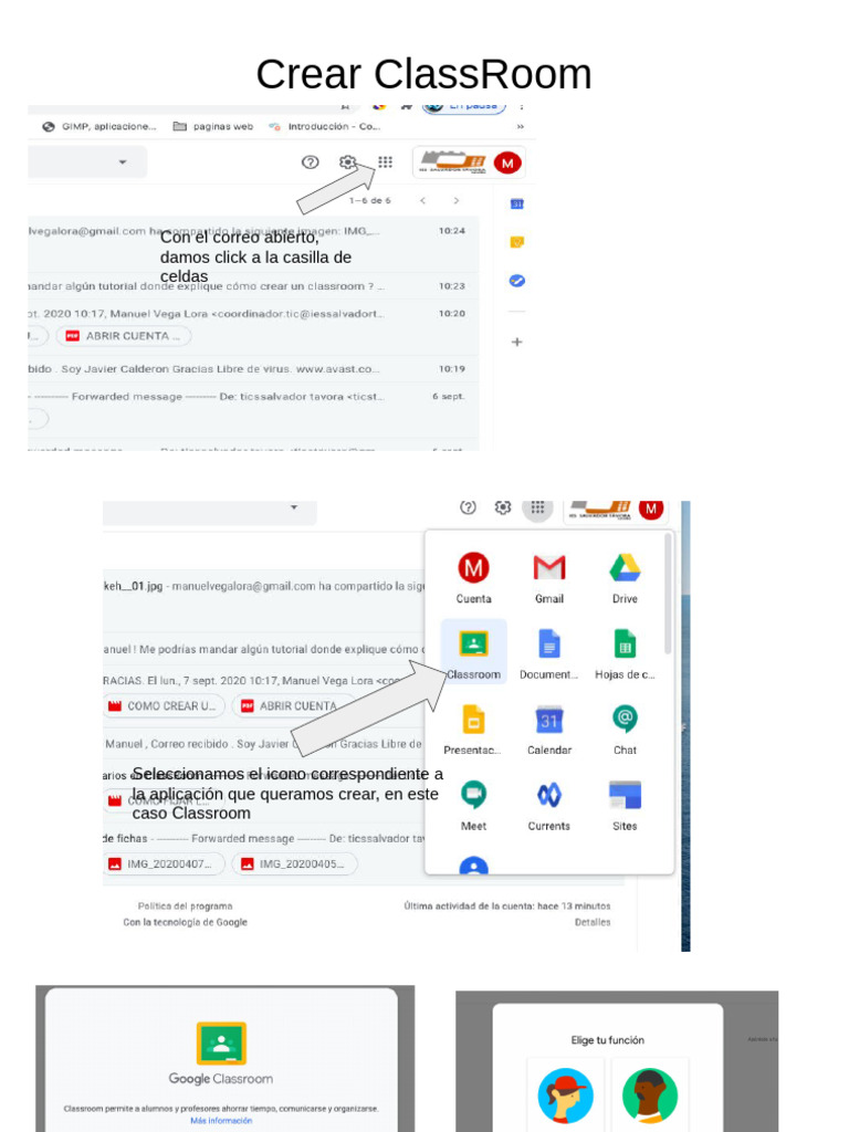 Crear ClassRoom | PDF