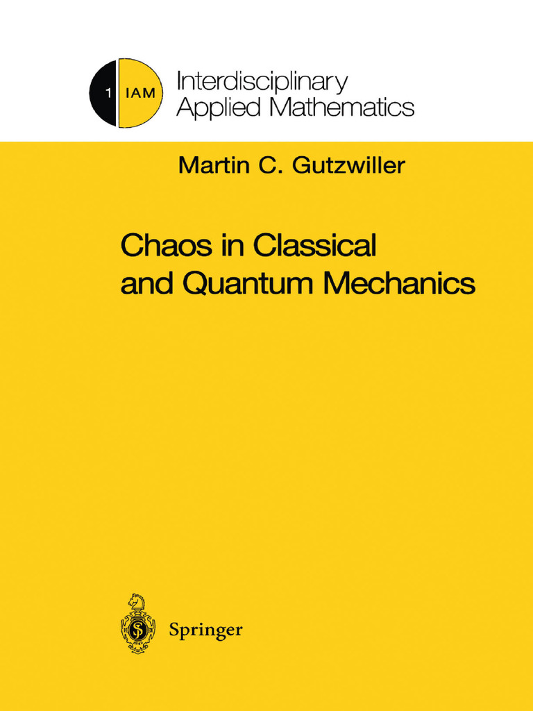 (Interdisciplinary Applied Mathematics 1) Martin C. Gutzwiller (Auth ...