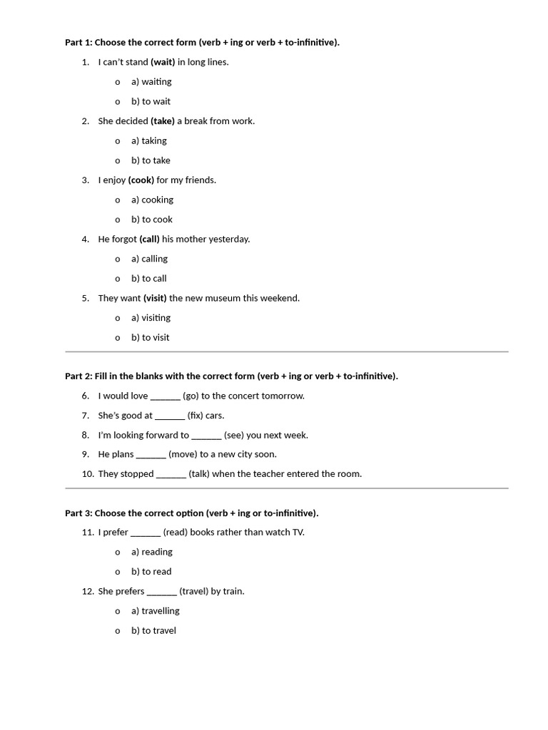 Ing Vs To Test | PDF