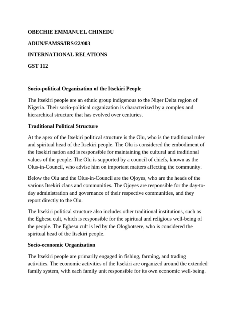 Socio-political-WPS Office | PDF | Social Stratification