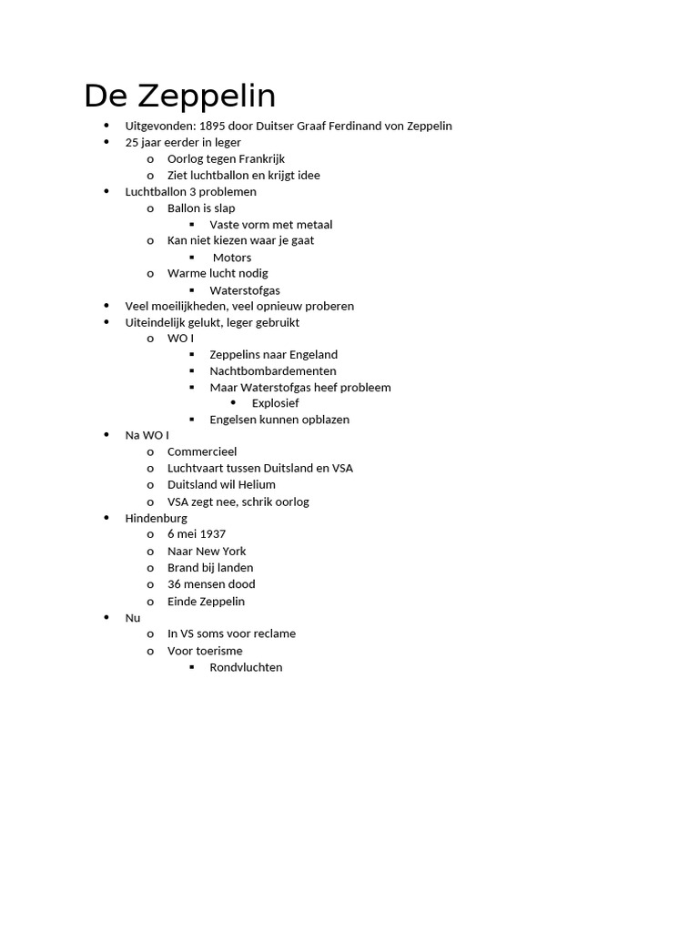 De Zeppelin | PDF