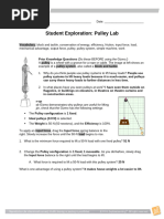 Pulley System Aptitude Test Questions | PDF | Mechanical Engineering ...