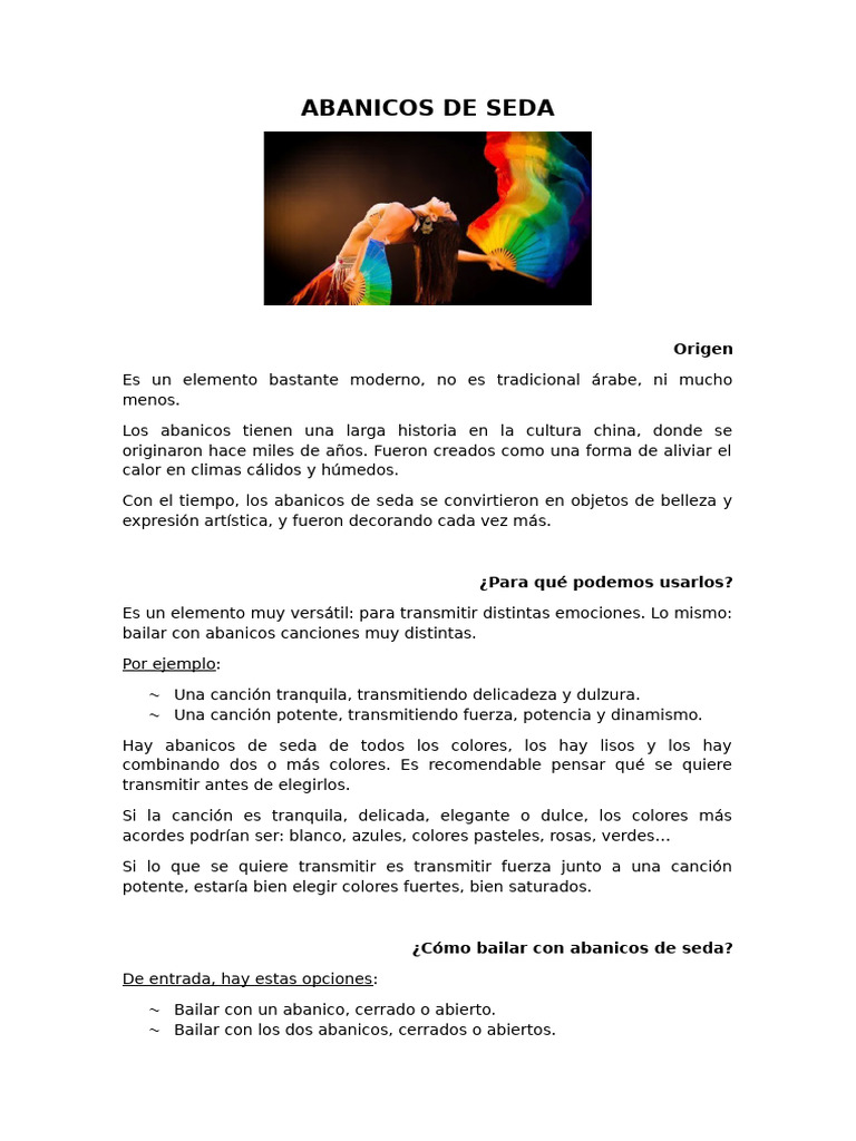 Abanicos de Seda | PDF