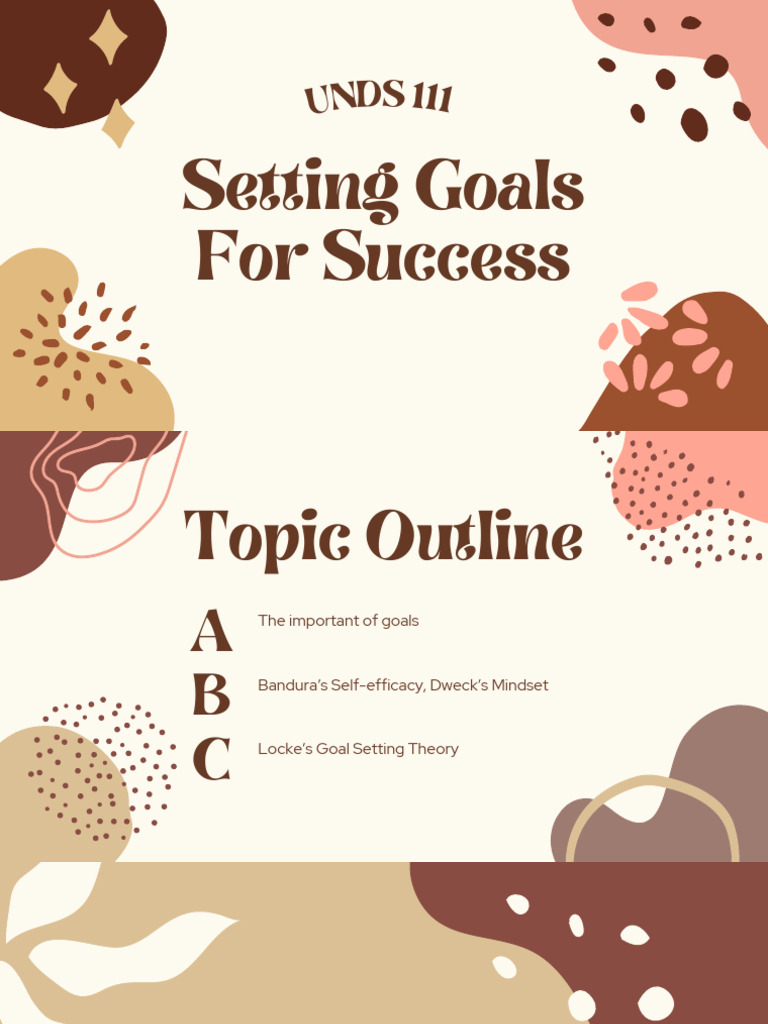 Five Principles of Goal Setting | PDF | Self-Improvement | Science ...
