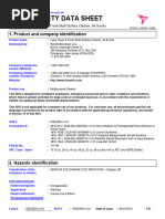 Windex MSDS | PDF | Safety | Occupational Safety And Health