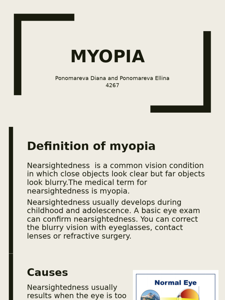Myopia | PDF
