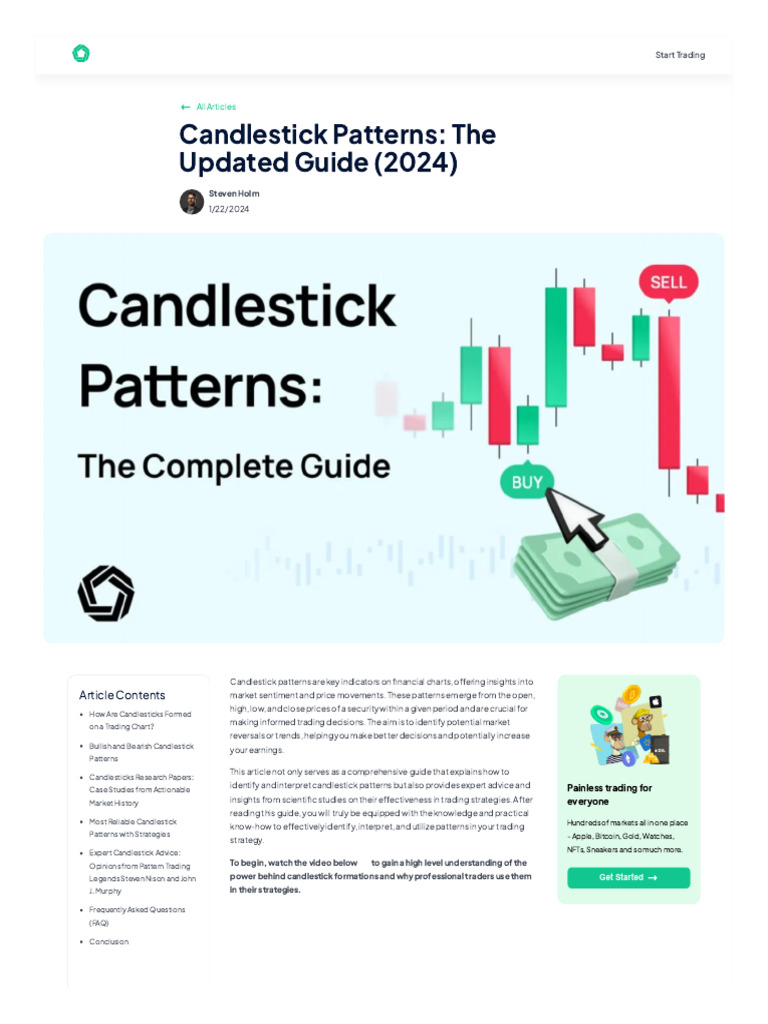 cleaned_candlestick_patterns | PDF | Market Trend | Technical Analysis