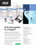 K151321 Bio-Rad D100 Variant | PDF | Glycated Hemoglobin | Hematology