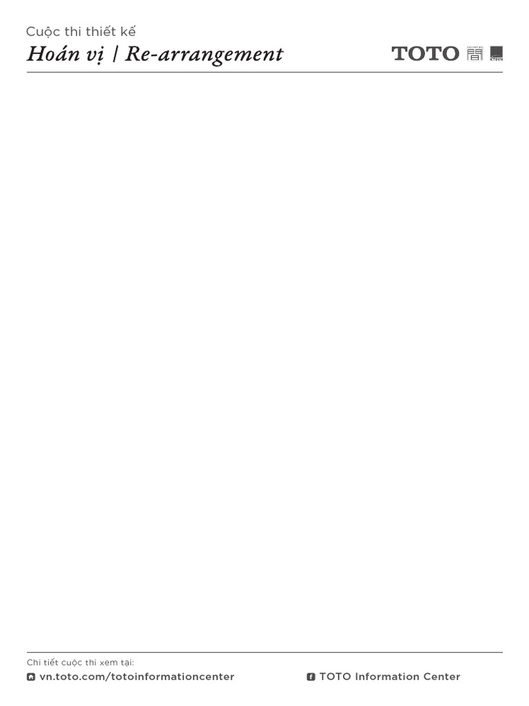 TOTO Design Contest 2024 - Template | PDF