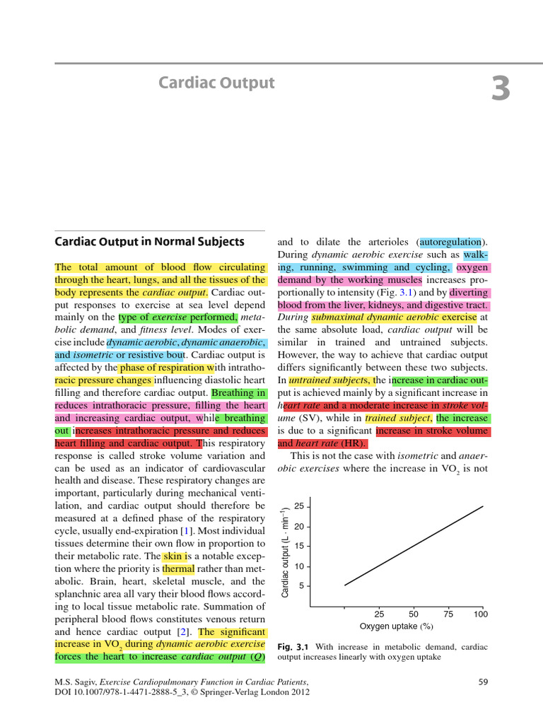 Cardiac Output Highlighted | PDF | Heart Rate | Heart