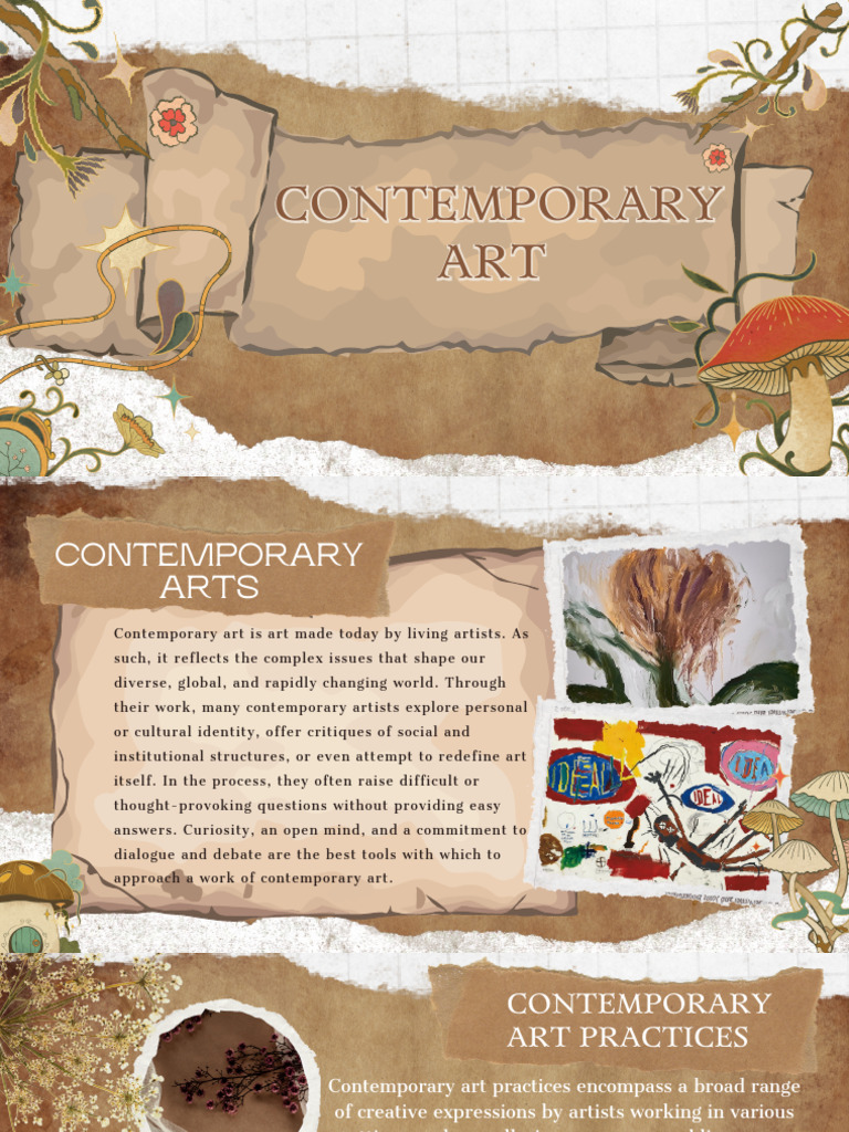 CONTEMPORARY ART POWERPOINT REPORT | PDF | Minimalism | The Arts