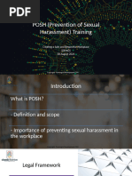 POSH Training Module Overview | PDF