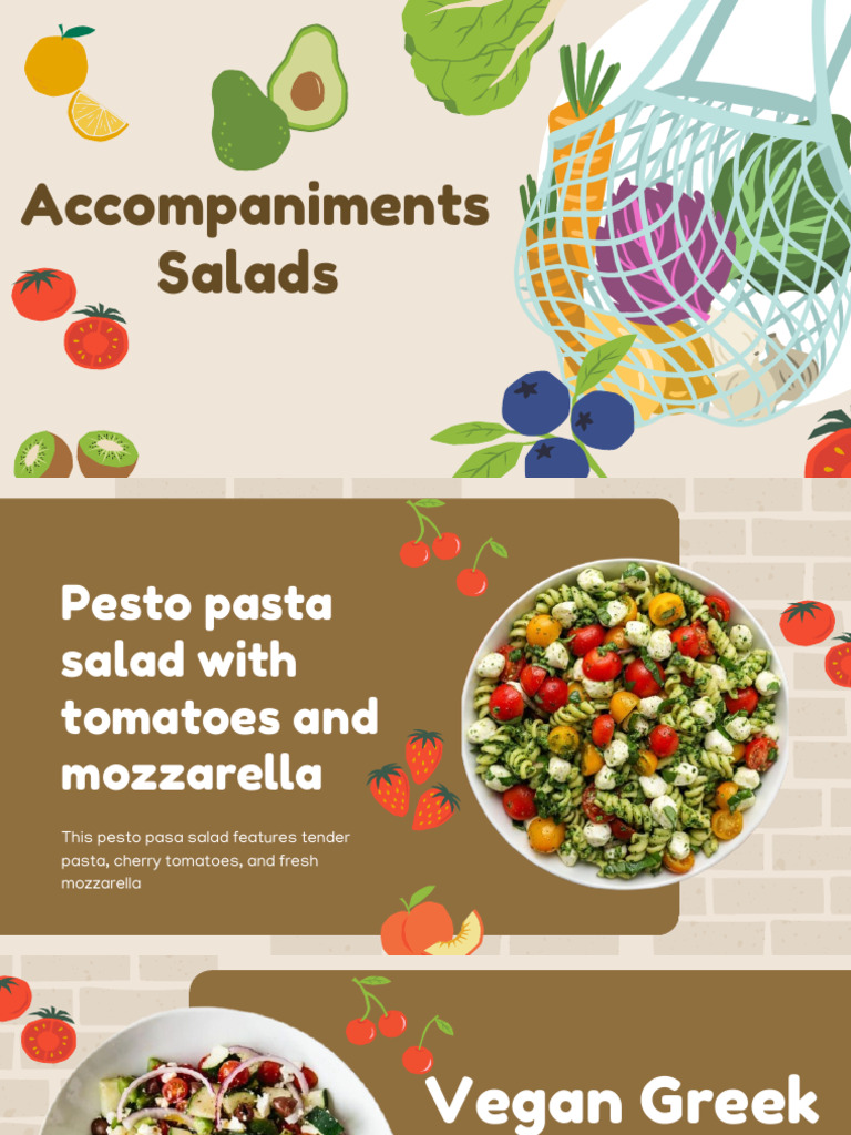 Salad Accompaniments and Recipes | PDF | Cooking, Food & Wine