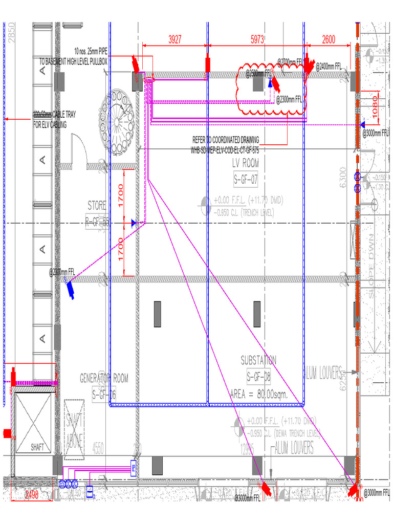 LV Room Generator Store Room Coordination | PDF