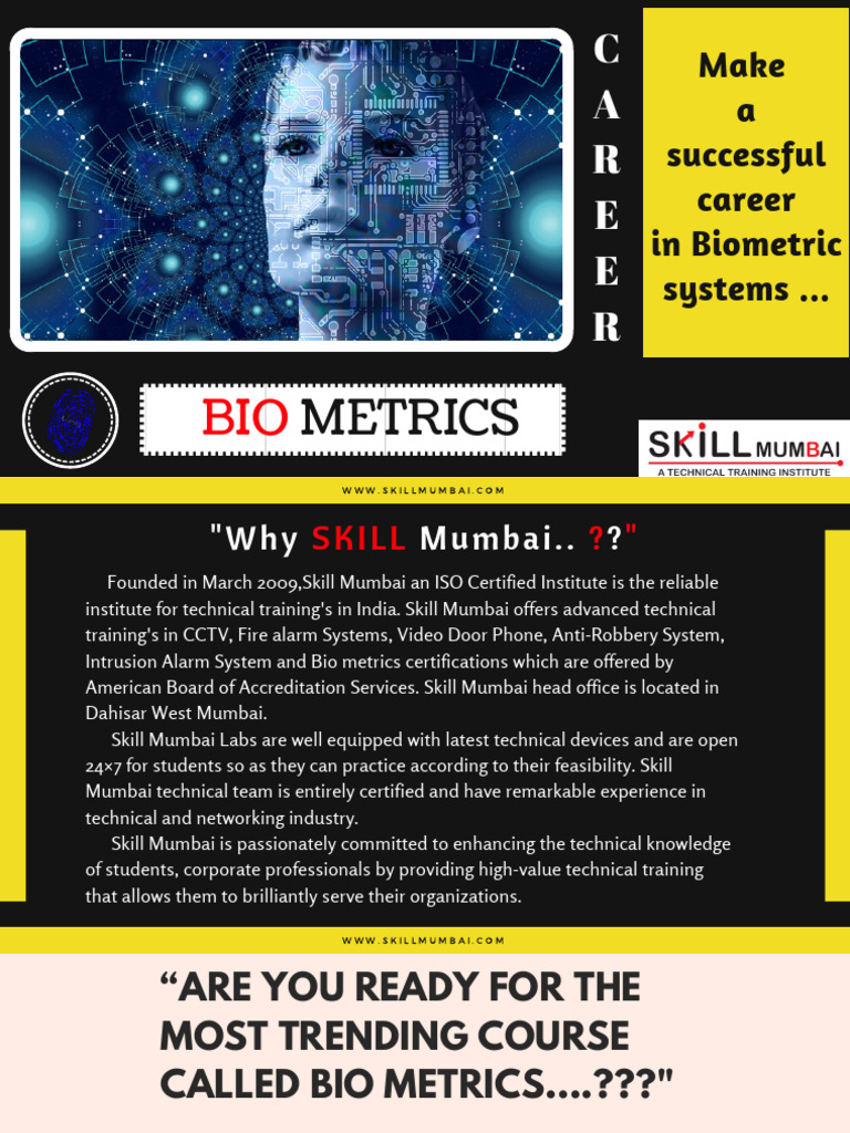 Biometric Systems Career Training | PDF