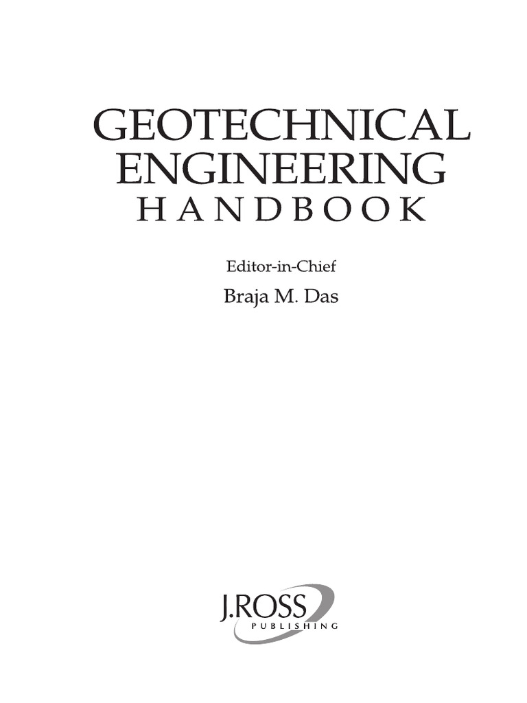 Geotechnical Engineering Handbook, Volumes 1 - 3 (PDFDrive) - 2 | PDF