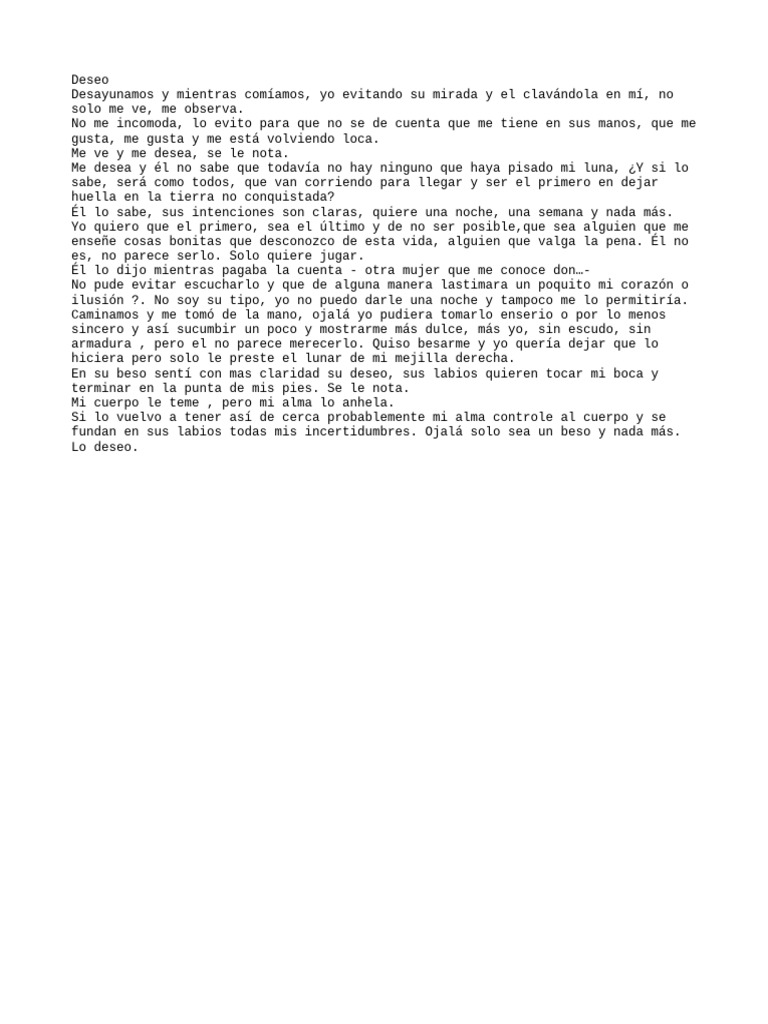 Deseo | PDF