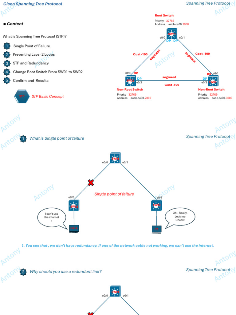 Cisco STP-1 | PDF | Computer Standards | Telecommunications