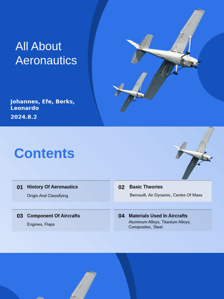 Aeronautics: History, Theories, Components | PDF | Lift (Force) | Flight