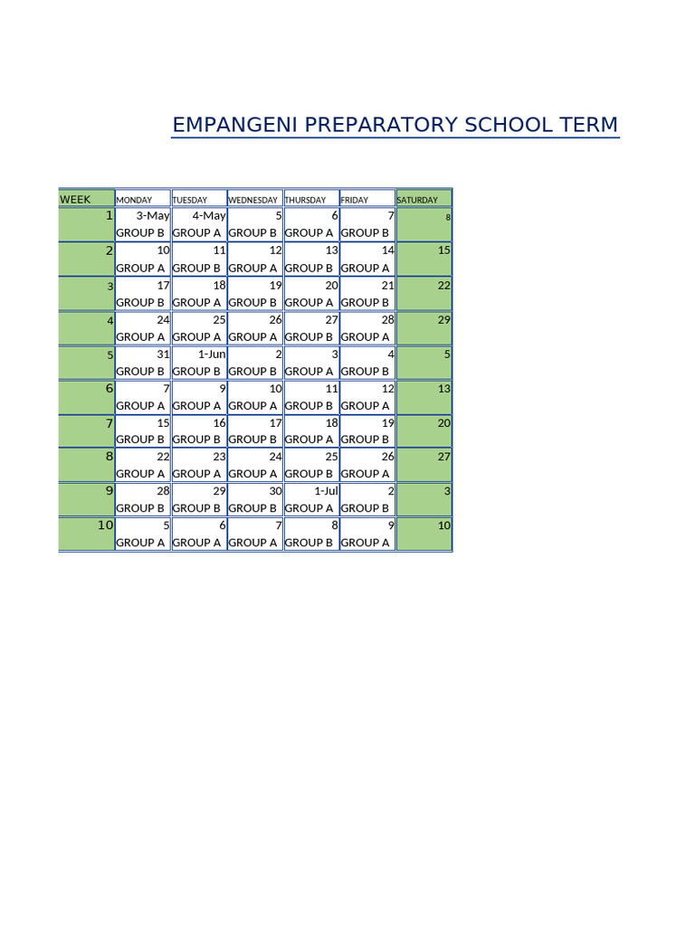 2nd TERM PROGRAM | PDF