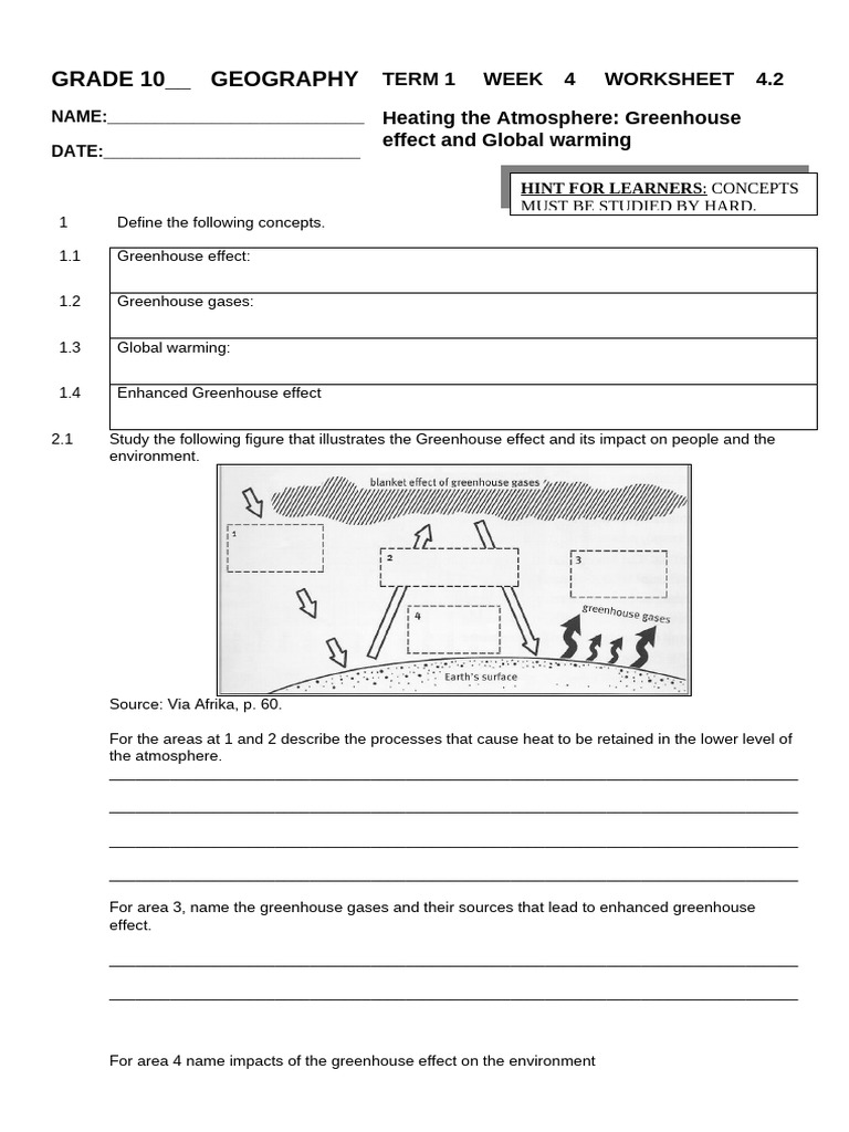 Understanding the Greenhouse Effect | PDF | Greenhouse Effect | Climate ...
