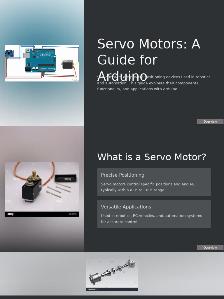 Servo Motors A Guide For Arduino | PDF | Servomechanism | Manufactured Goods