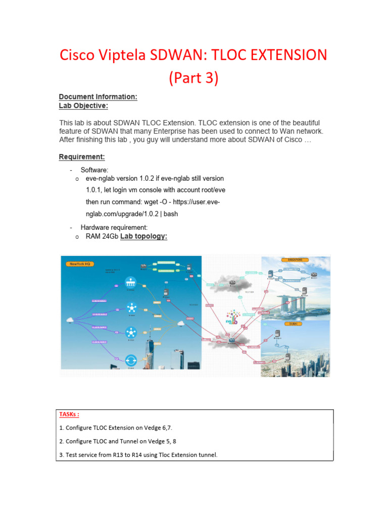 Sdwan Workbook-Full Tloc Extension PDF | PDF | Ip Address | Internet ...