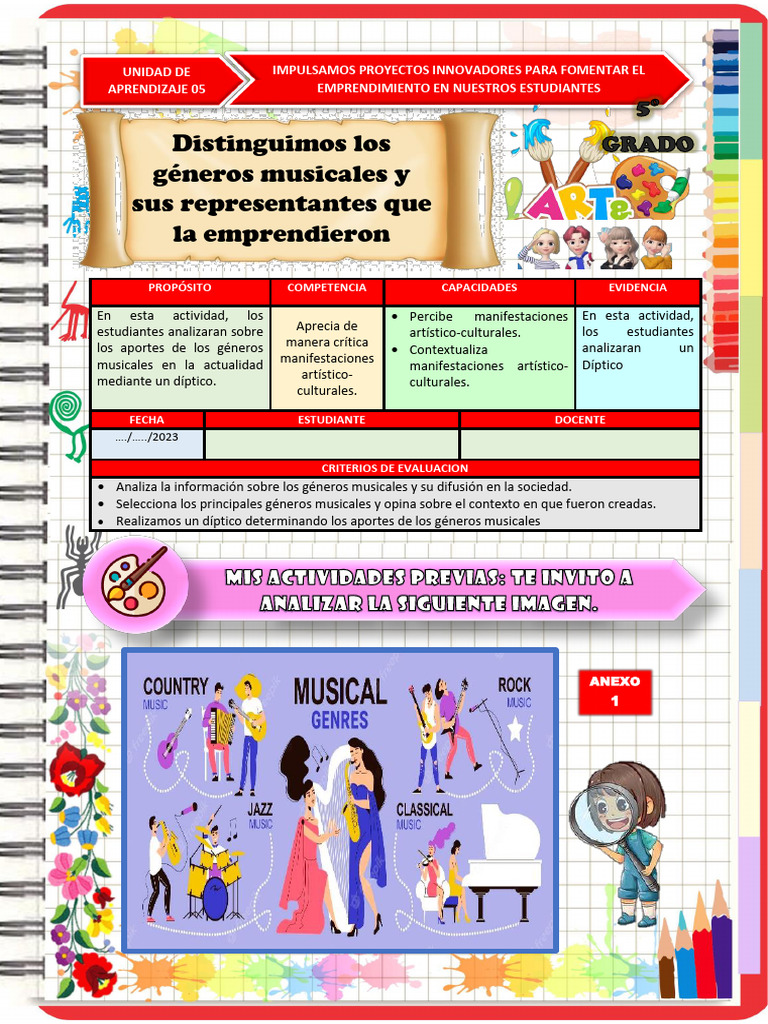 5° Act 02-Ayc-U5 | PDF | Blues | Arte