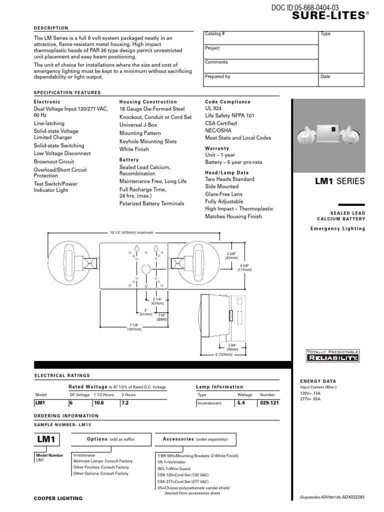 Emergency Light | PDF | Battery Charger | Alternating Current