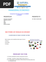 Class 10 Economics Chapter - Sectors of the Indian Economy | PDF