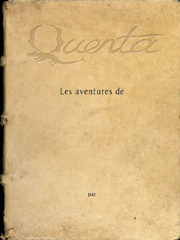 Quenta Livret Aventure | PDF
